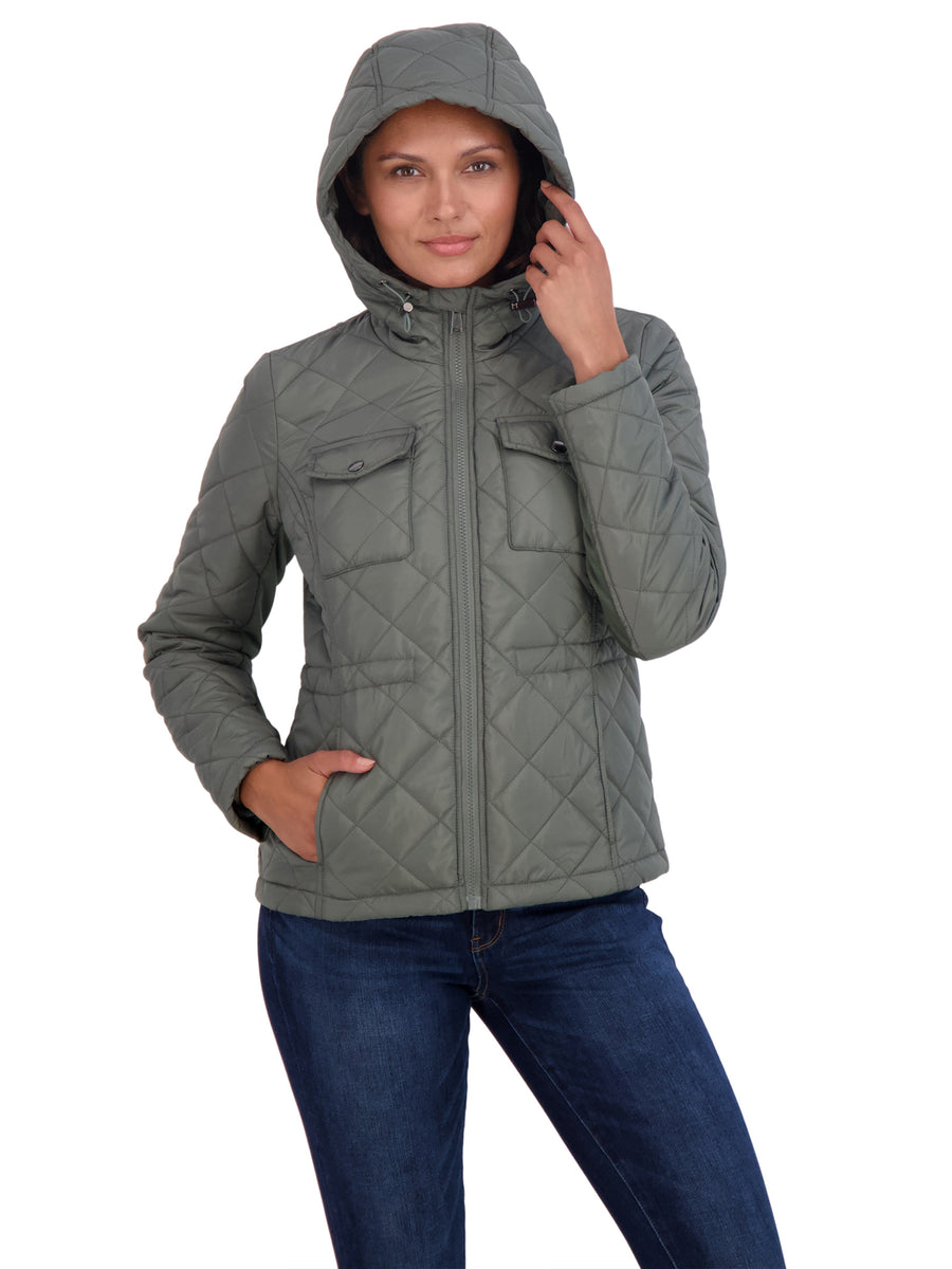 Sebby Junior's Quilted Jacket with Hood